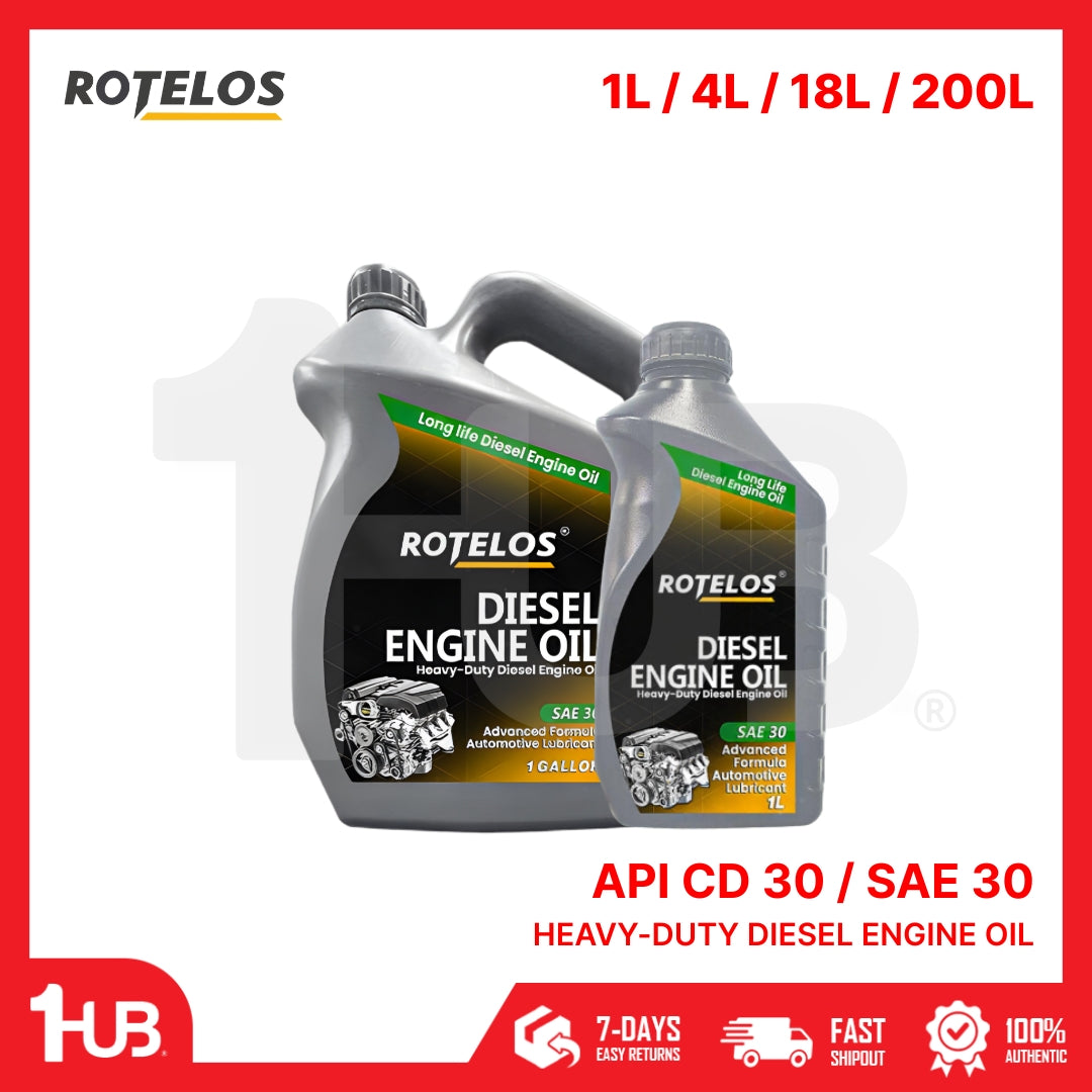 ROTELOS HEAVY-DUTY DIESEL ENGINE OIL API CD 30 / SAE 30 – TGC One Hub