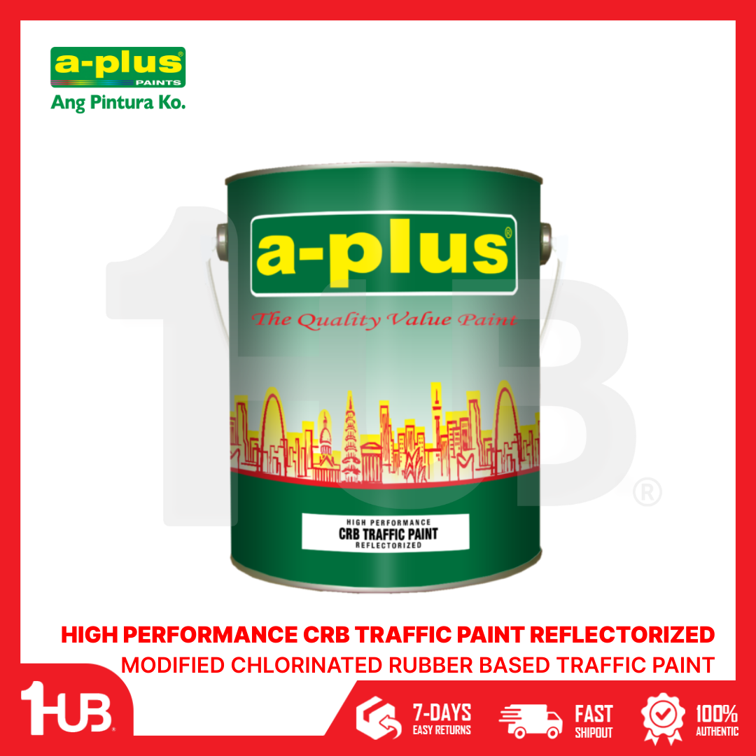 A-Plus® Hi-Performance CRB Reflectorized Traffic Paint (4L) | High-Vis ...